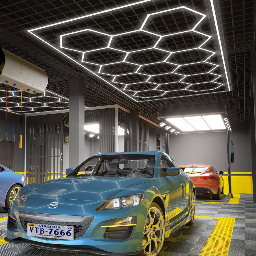 LED Hexagon Garage Lights – Voltleds